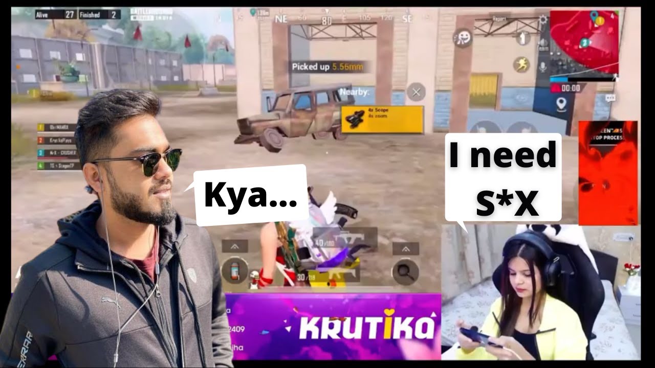 Krutika Plays Said Sex Instead Of Six Bgmi Funny Highlights Youtube