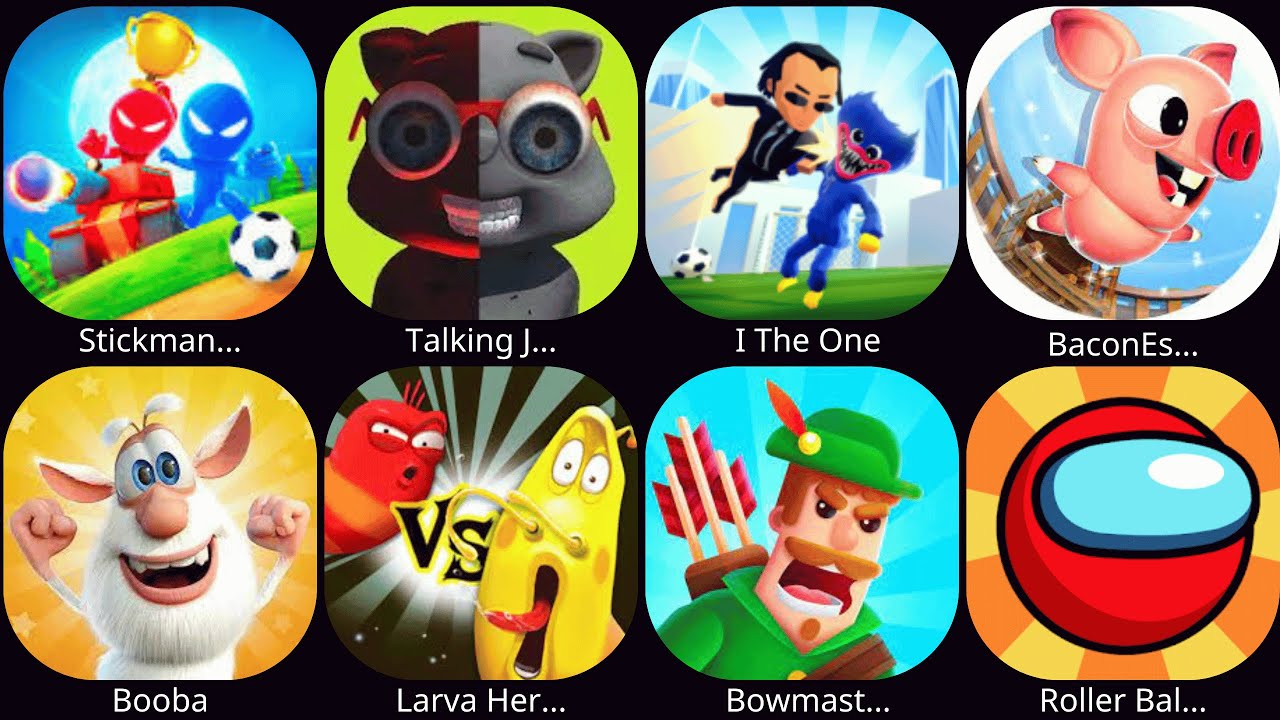 Stickman Party,Talking Joe,I The One,BaconEscape,Booba,Larva Heroes EP2 ...