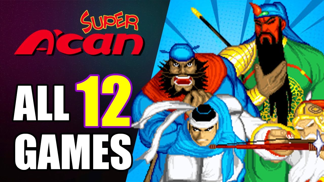 The Funtech Super A'Can Project - All 12 Games (Taiwan) - YouTube