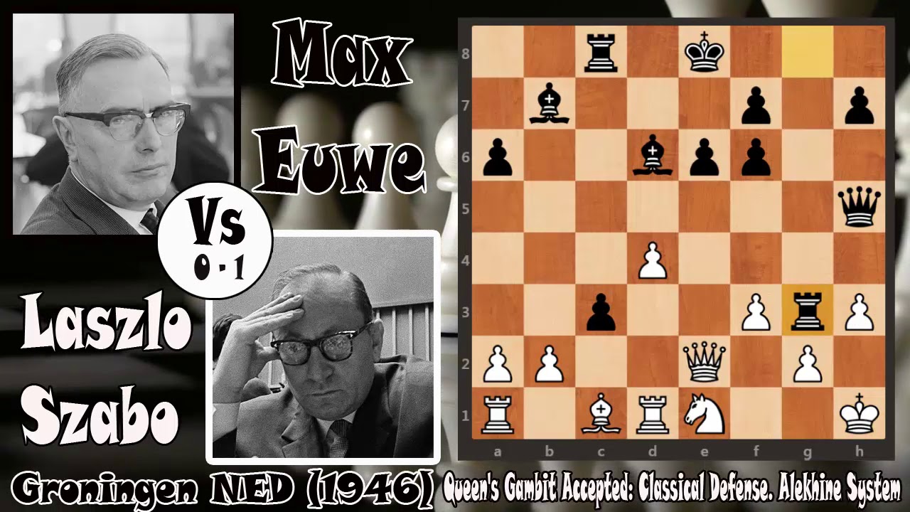 The Royal Tour - Laszlo Szabo vs Max Euwe | Chess Game - YouTube