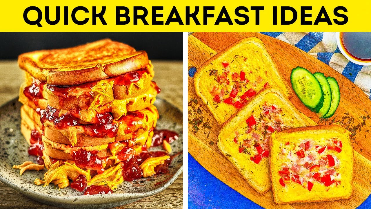 Quick Breakfast Ideas For Busy Mornings || Tasty Recipes to Start Your ...