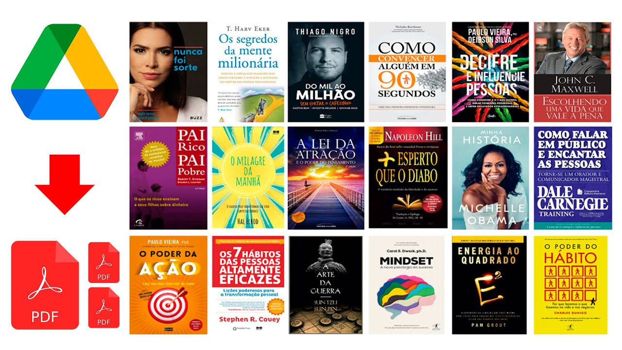 Pack de Livros PDF ((LINK VIA GOOGLE DRIVE)) 📚 Pack 1.500 Livros PDF ...