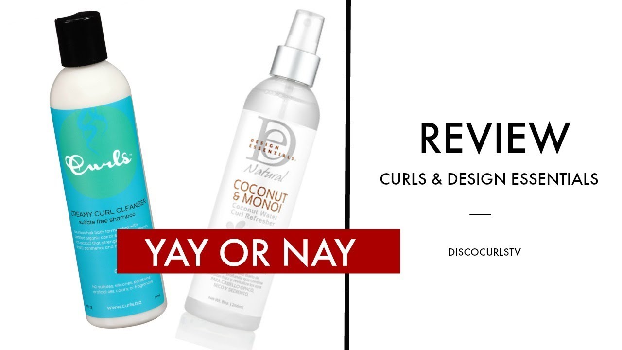 CURLS & DESIGN ESSENTIALS NATURAL REVIEW | DISCOCURLSTV - YouTube