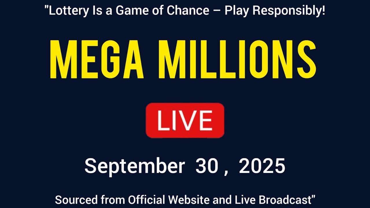 Mega Millions Drawing Results (Live) - Tuesday 30 Sep 2025 - YouTube