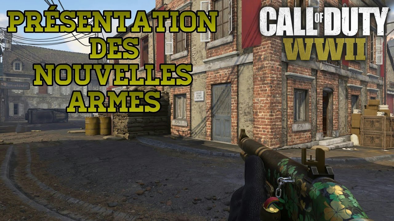 COD WWII | PRÉSENTATION DES NOUVELLES ARMES (M-38 ET MG 81) - YouTube