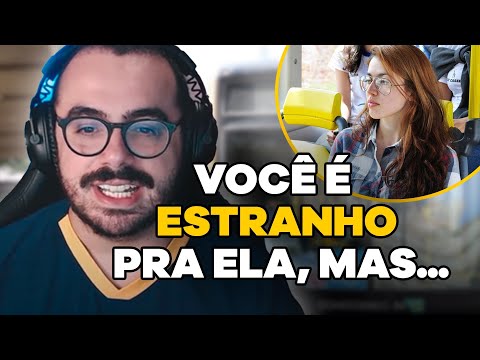 COMO CHEGAR em uma MULHER DESCONHECIDA NO ÔNIBUS | CORTES DO MHM