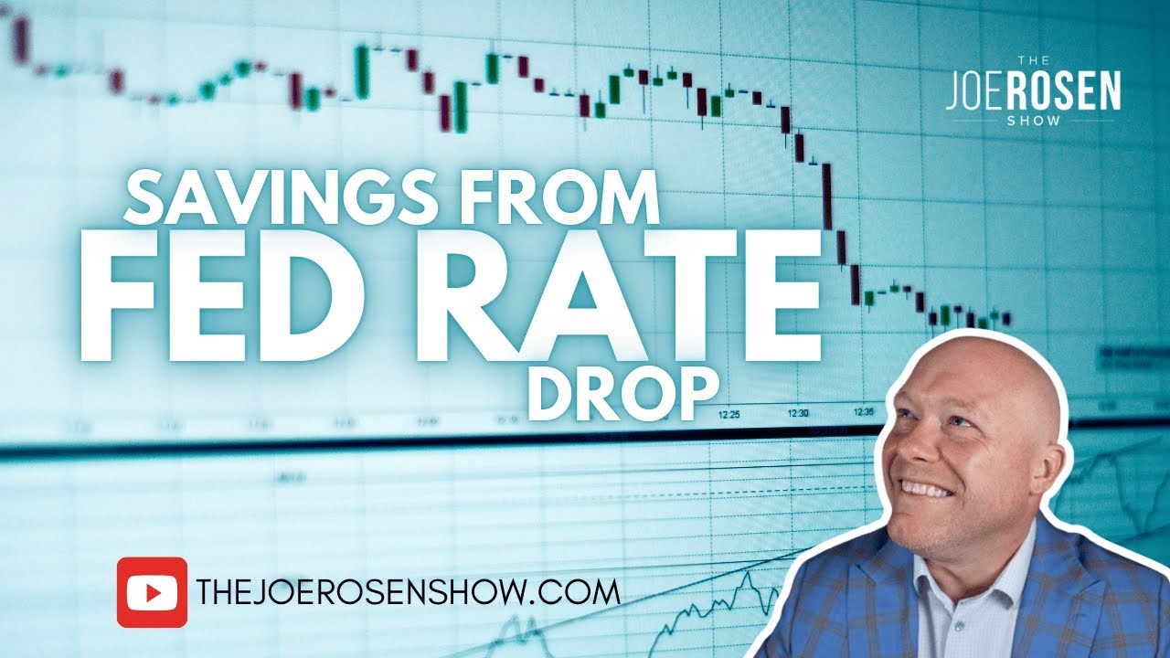 Savings From Fed Rate Drop - YouTube