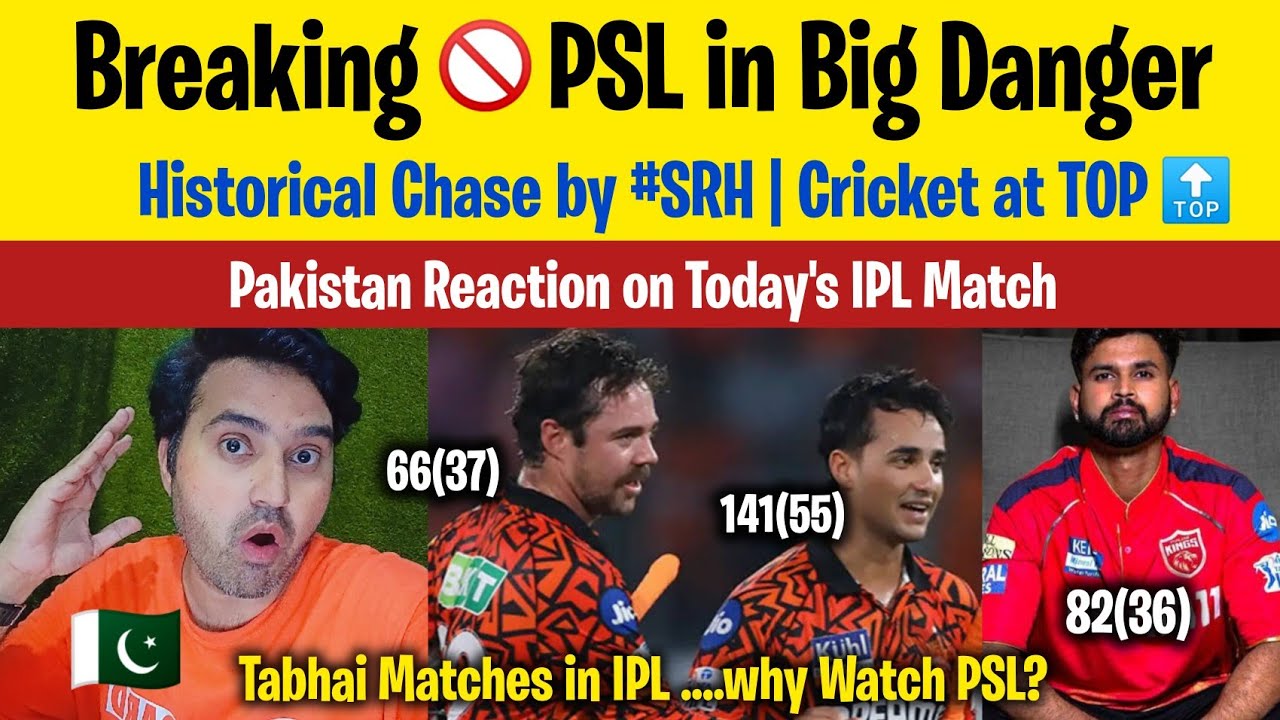 Breaking 🛑 PSL in big Danger || Historical Chase by #SRH || Pakistan ...