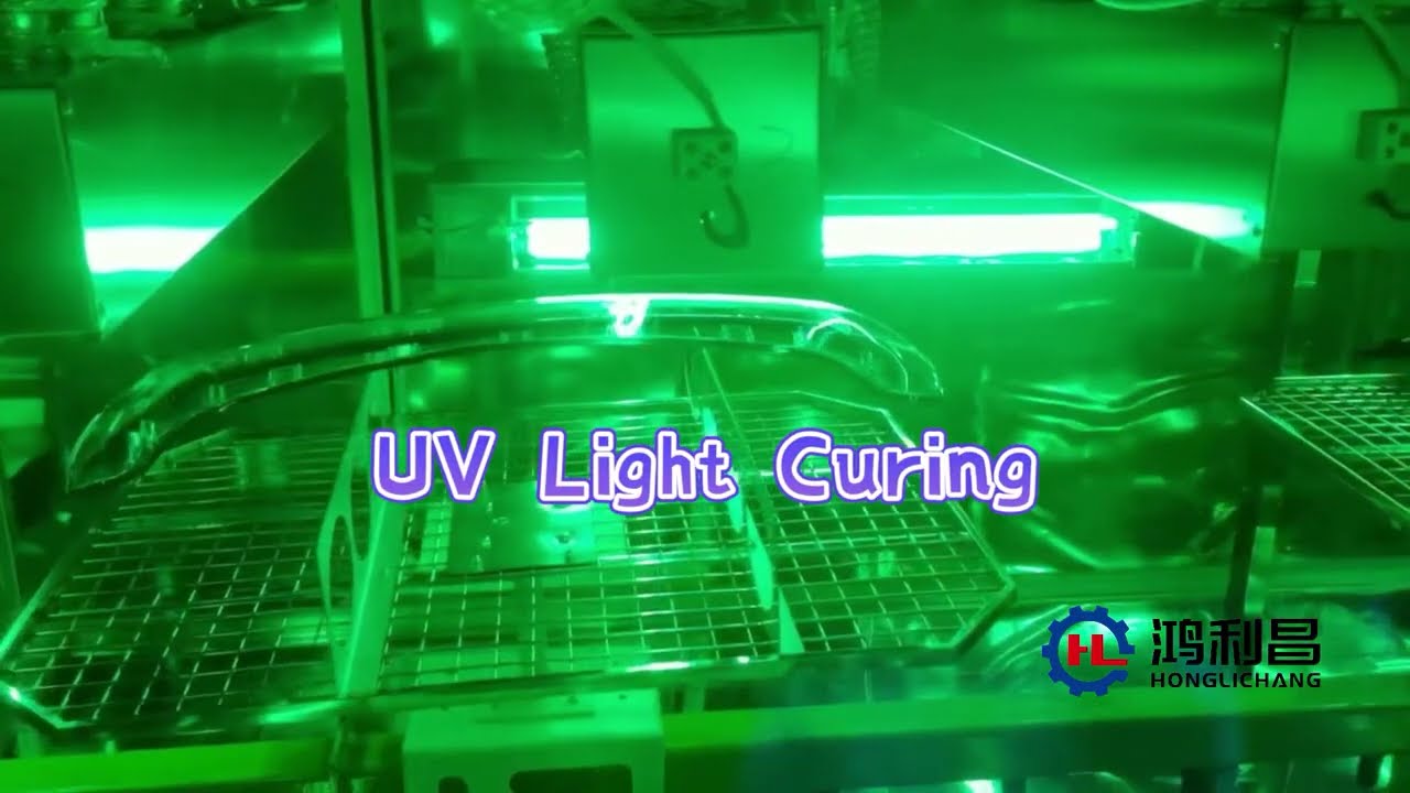 Headlamp PC Lens Robotic Automatic UV Hard Coating Line with IR UV ...