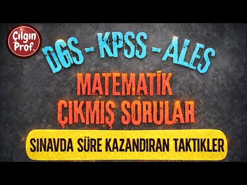 Matematik Çıkmış Sorular Pratik Çözüm.! - Sınavda Zaman Kazandıran Taktikler.!