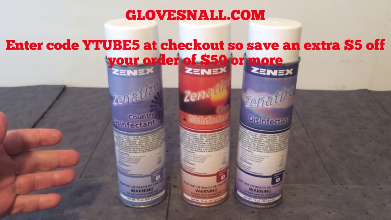 Zenatize Disinfectant Deodorants - YouTube