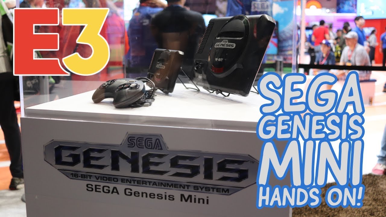 E3 2019 - SEGA Genesis Mini Hands On! - YouTube