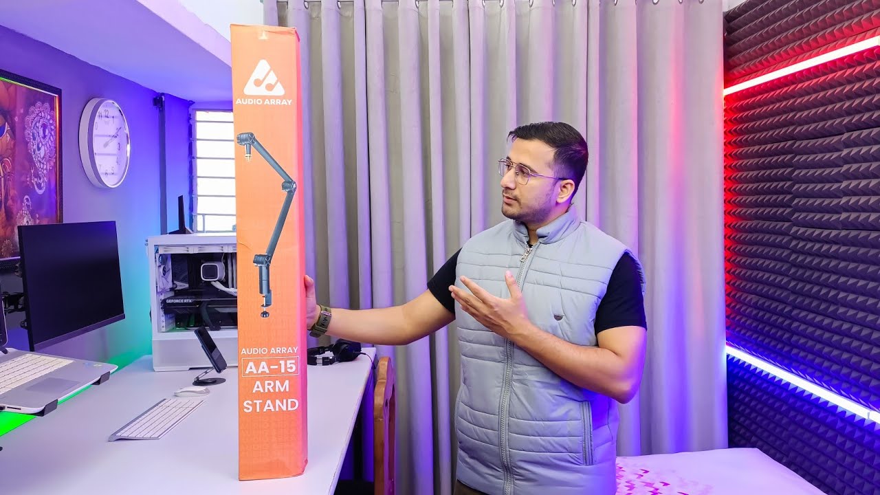Best Microphone Stand | Audio Array AA-15 Review 🔥 - YouTube