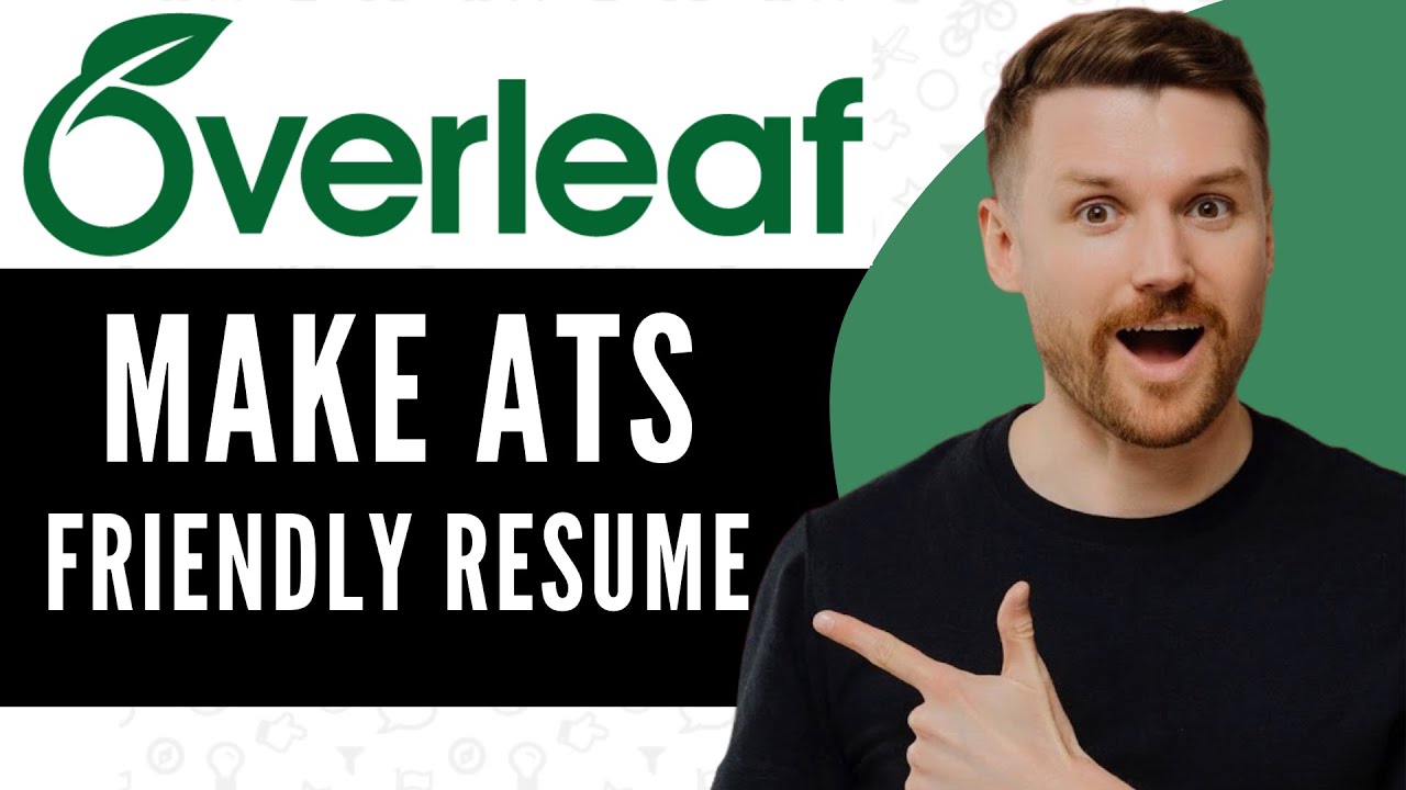 How To Make ATS Friendly Resume Overleaf - Full Guide - YouTube