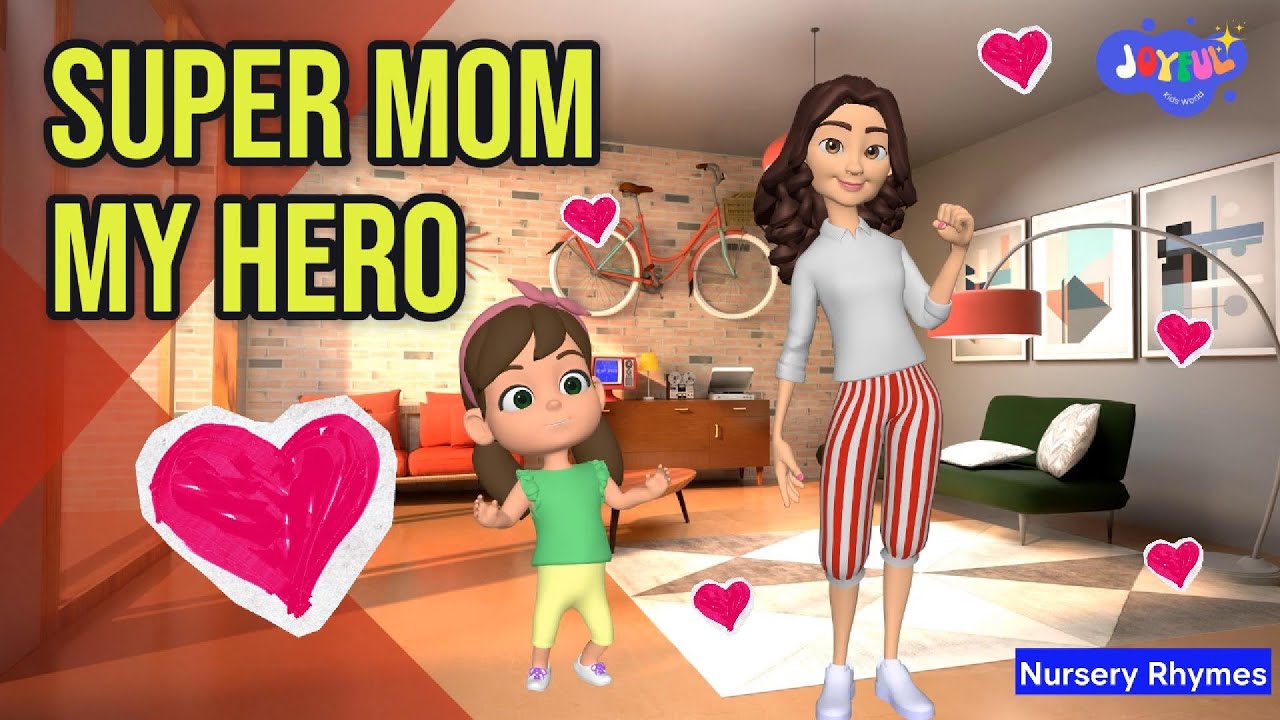 Supermom Song 💖 A Heartwarming Kids' Cartoon | Thank You, Mom! 🎶 Mother ...