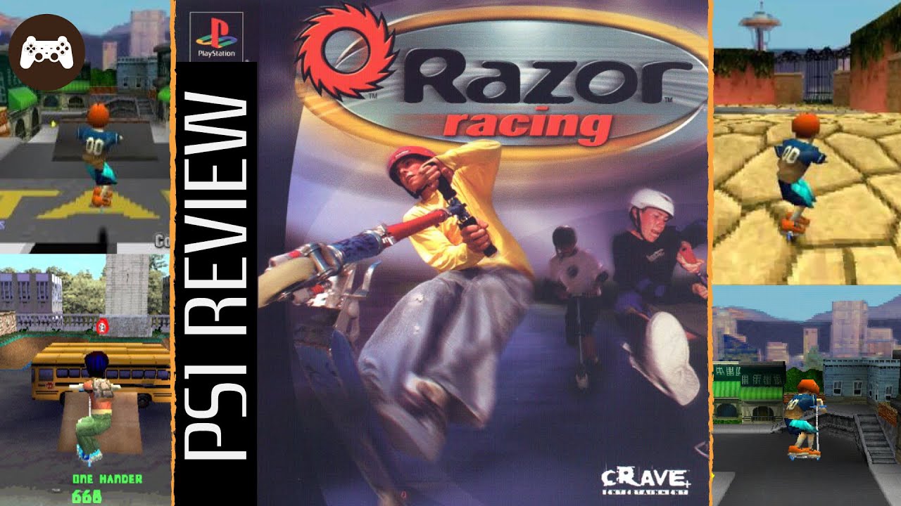 Razor Racing PS1 Review - Razor Racing PSX - YouTube