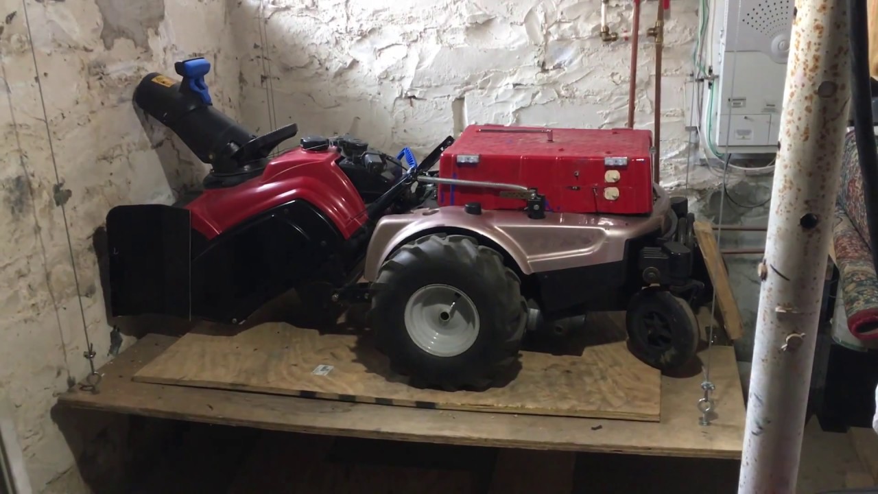 Remote Control Snow Blower ( Test ) - YouTube