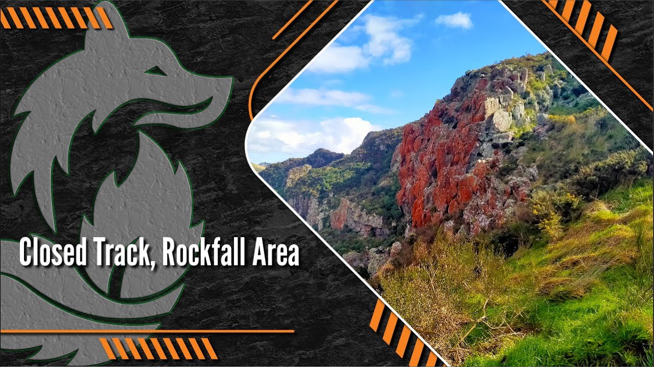 Closed Track, Rockfall Area - YouTube