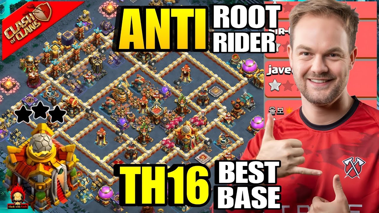 *AFTER UPDATE* TH16 BASE ! BEST TH16 WAR BASE WITH LINK! ANTI 2 STAR ...