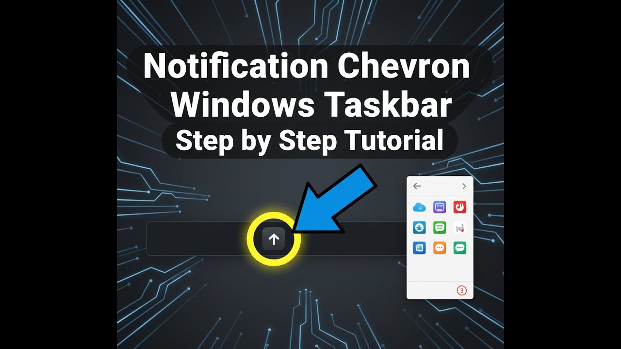 Notification Chevron Not Showing in Windows Taskbar? Fix Hidden Icons ...