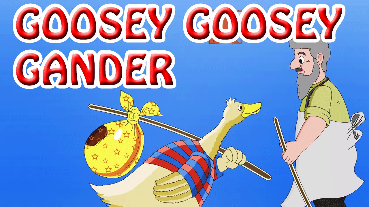 Goosey Goosey Gander | Kids Nursery Rhymes - YouTube