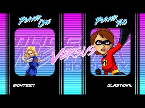 M.U.G.E.N Battles: Android 18 Vs Elastigirl