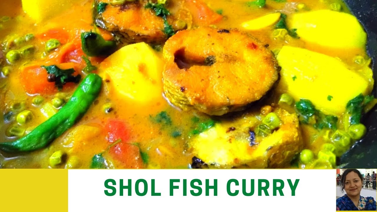 আলু ও মটর দিয়ে শোল মাছ রান্না | Shol Fish With Green Pea and Potato ...