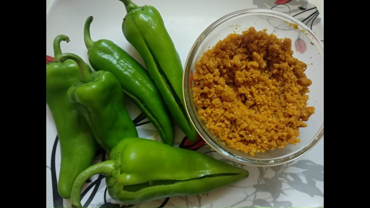 How to make Traditional Bharwa Mirch| Mirch Masala| Stuffed Mirchi ...