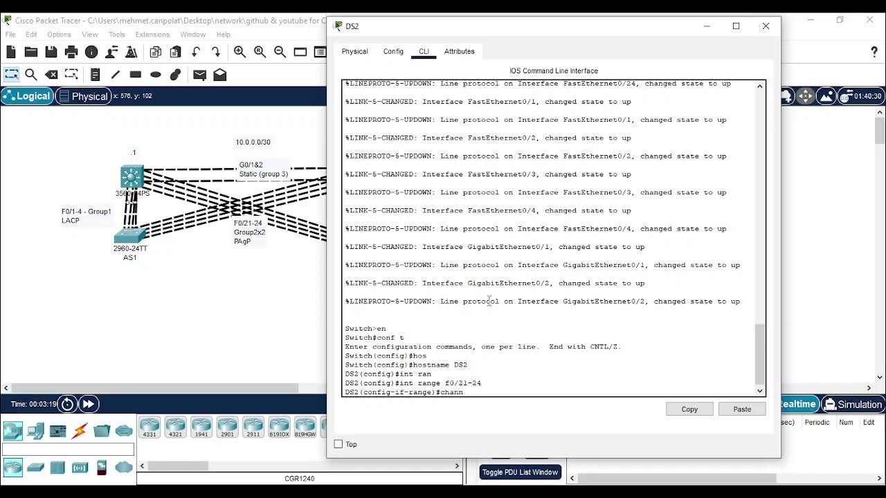 CCNA Lab Guide: EtherChannel (PAgP, LACP, Static) Step-by-Step - YouTube