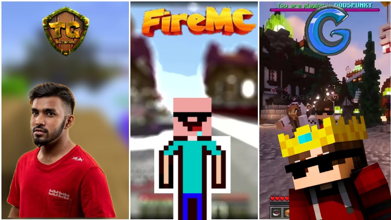 Trying YouTubers Minecraft Servers || Gamerz Point - YouTube