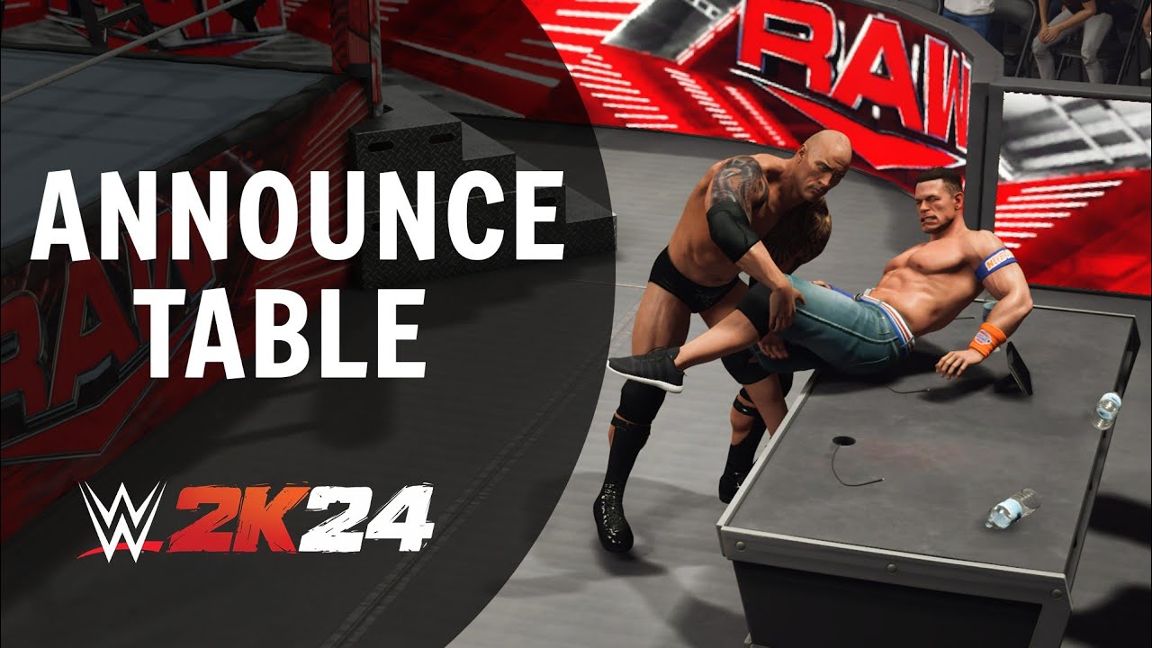 How to Put Someone Through the Announce Table in WWE 2k24 (Xbox ...