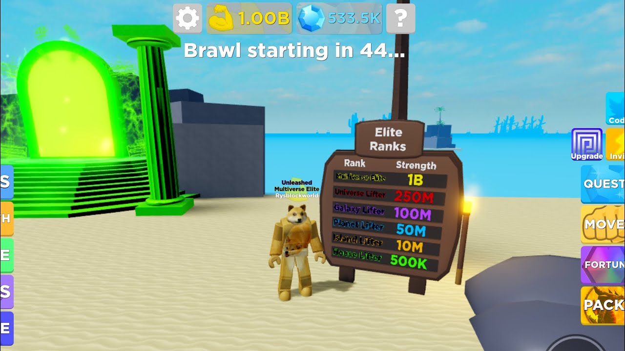 I finally hit 1b power multiverse elite in muscle legends!!! - YouTube