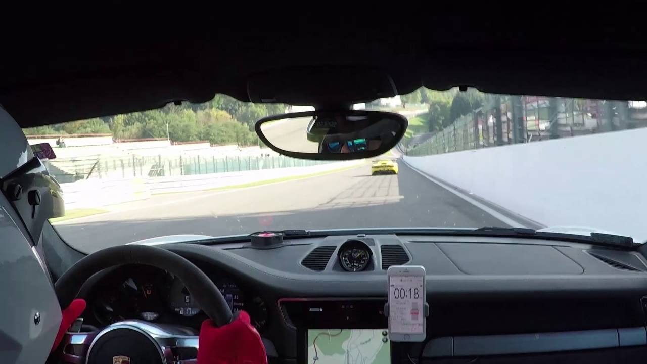 GT3 oversteers at Eau Rouge - YouTube