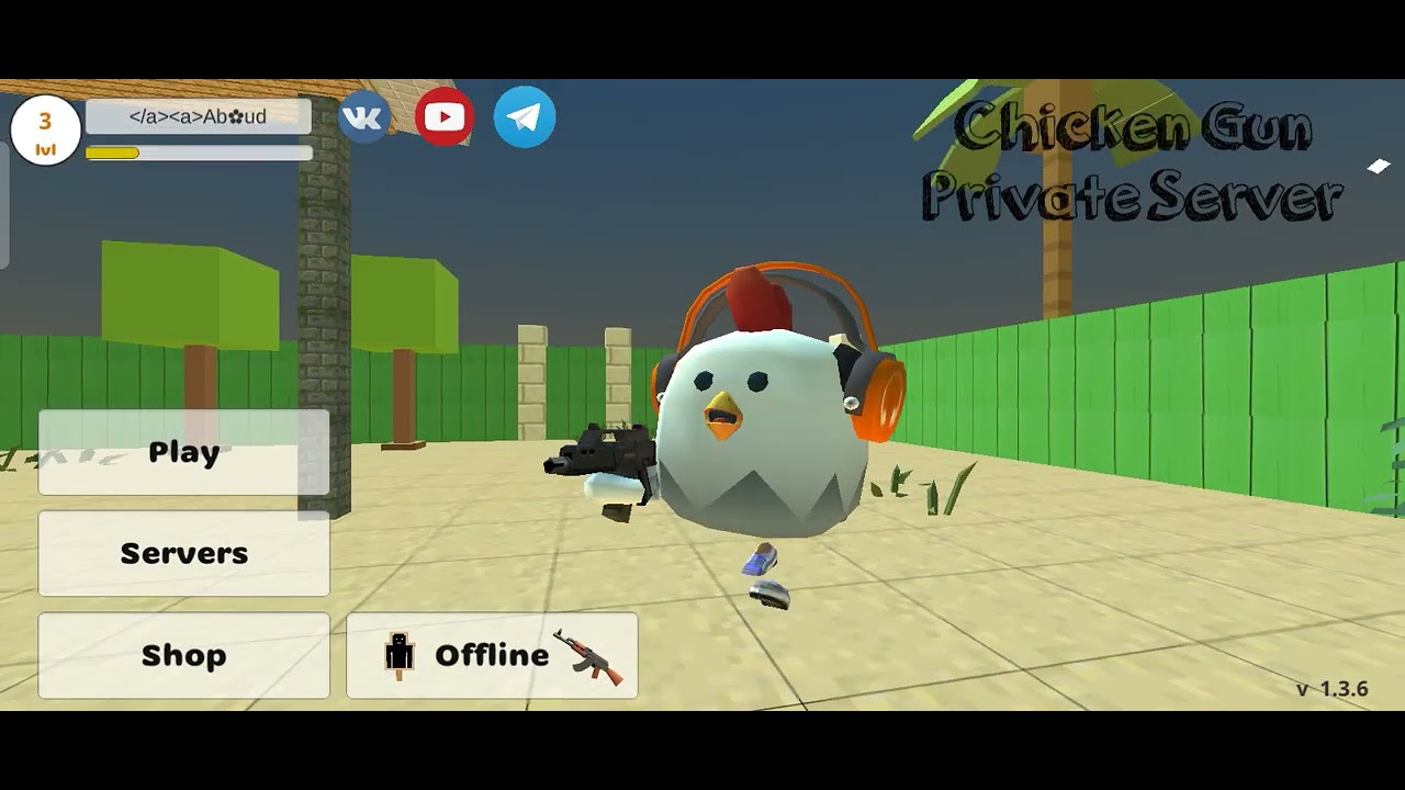 Chicken gun private Server Wow Gameplay - YouTube