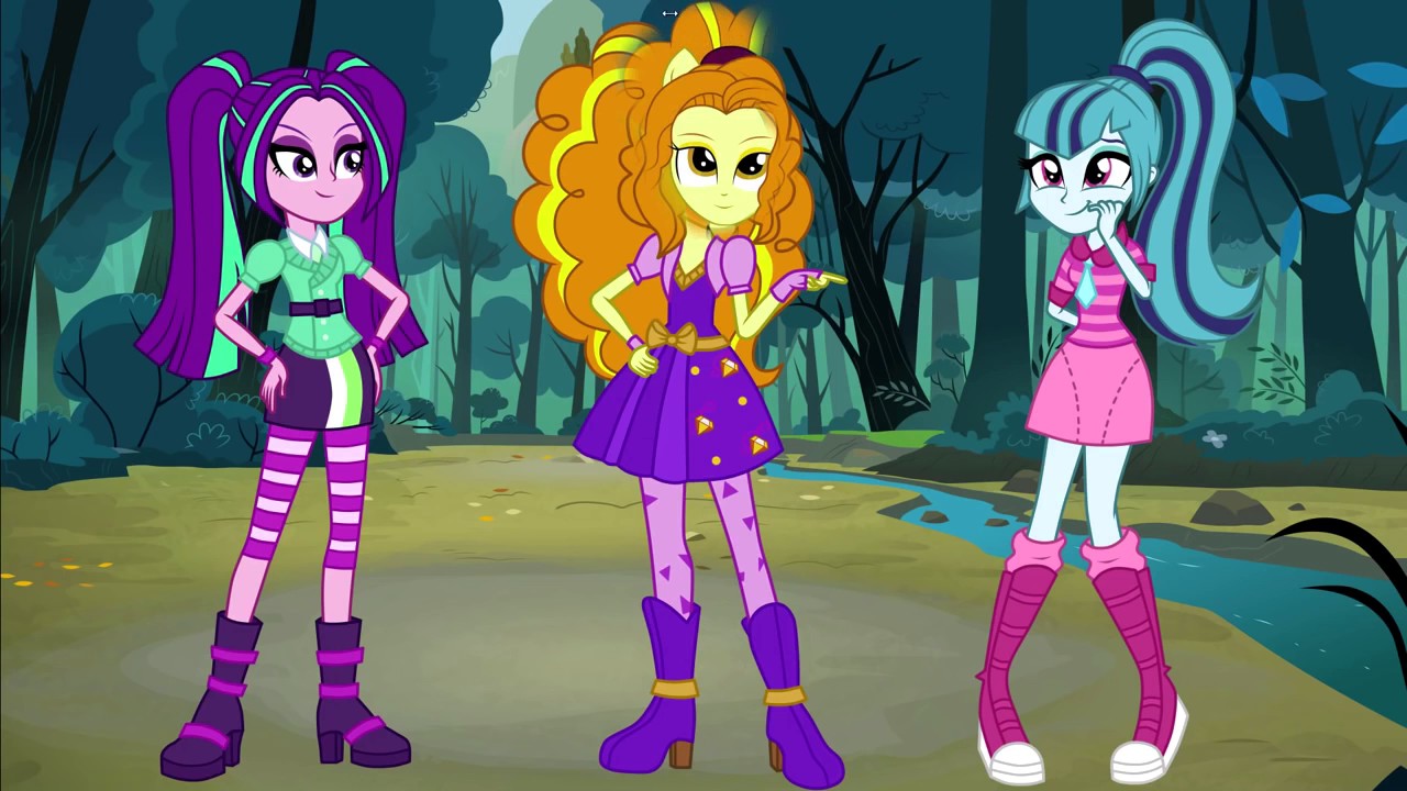Game Box My Little Pony The Dazzlings Ponies into Equestria Girls into ...