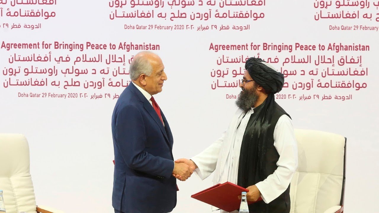 US and Taliban sign historic peace deal - YouTube