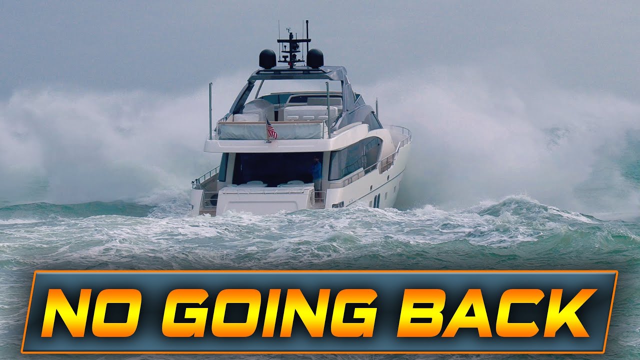 CROSSING ANGRY WAVES AT HAULOVER INLET! | Boats at Haulover Inlet - YouTube