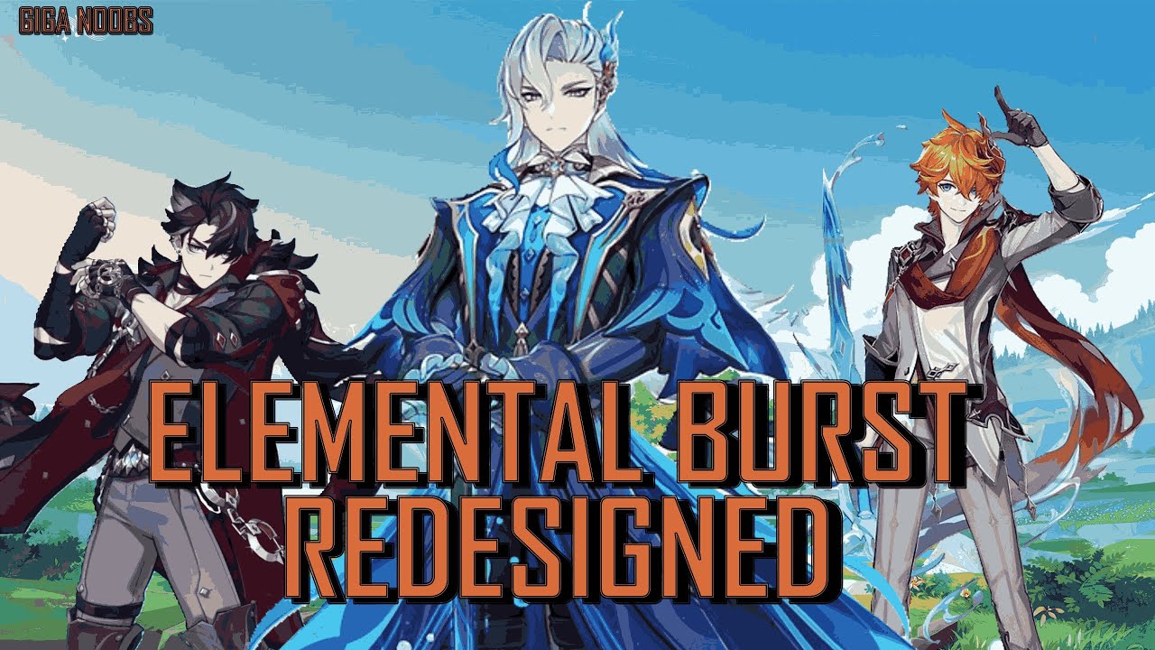 Redesigned Genshin Impact Elemental Bursts | Neuvillette,Kinnich ...