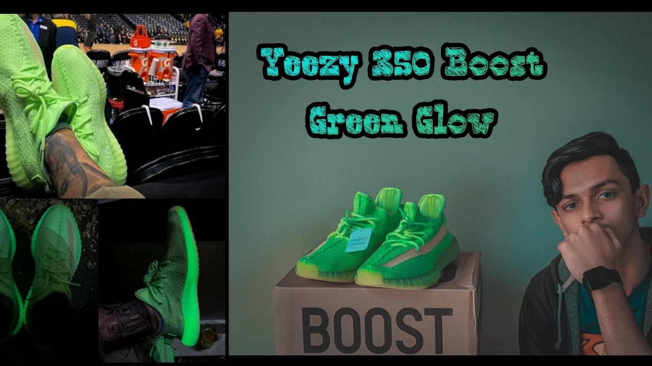 Yeezy 350 boost green glow | Review,unboxing with Cinematic shot|🇧🇩 ...