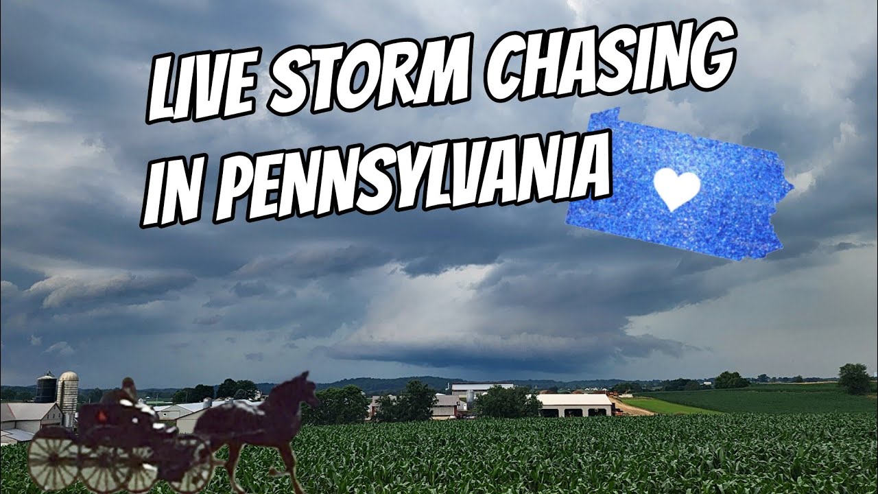 ⚠️ Live Storm Chasing in PA - YouTube