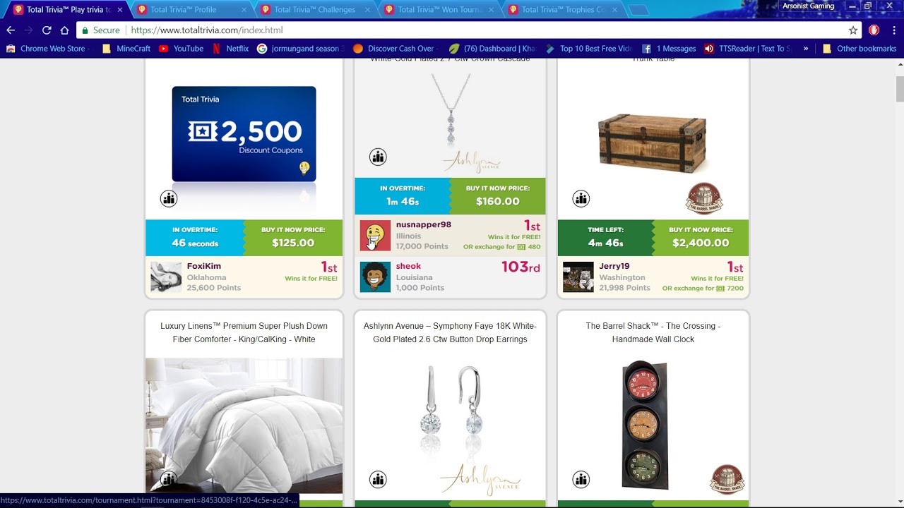 Total Trivia Free Coupons - YouTube