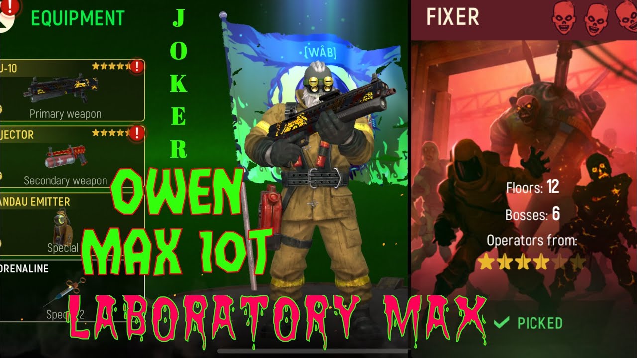 TACTICOOL OWEN｜ARMY OF ZOMBIES FIXER F12 OPERATION DESCENT🎮EP.6 # ...