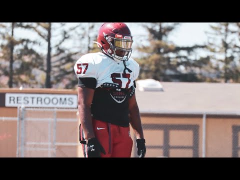 Jamal Wallace freshman OSLB/DE in California He’s( 6’5 270!! ) # ...