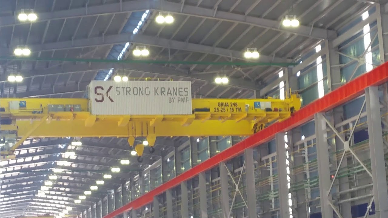 GRÚAS VIAJERAS INDUSTRIALES - STRONG KRANES - YouTube