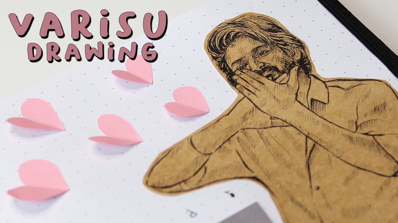 🔥VARISU DRAWING: Thalapathy Vijay Varisu Audio launch pose art #Varisu ...