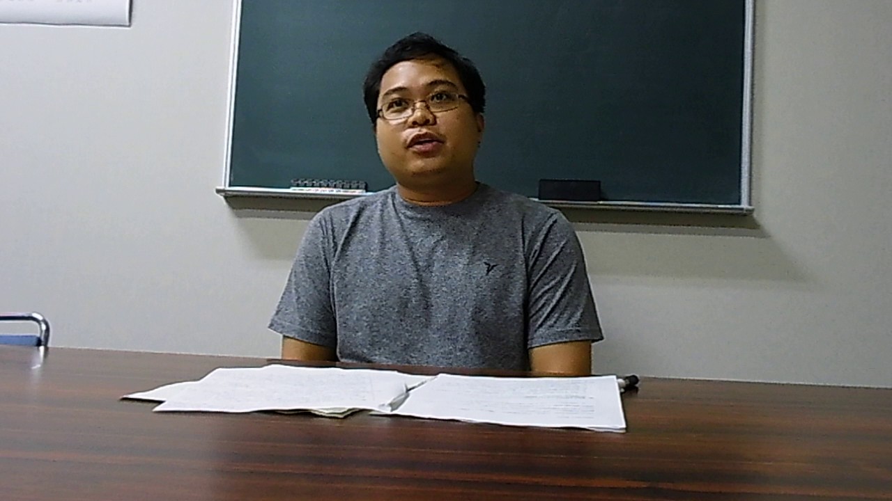 [JPA] International Students in Japan vol.6 : Nino Christopher from ...