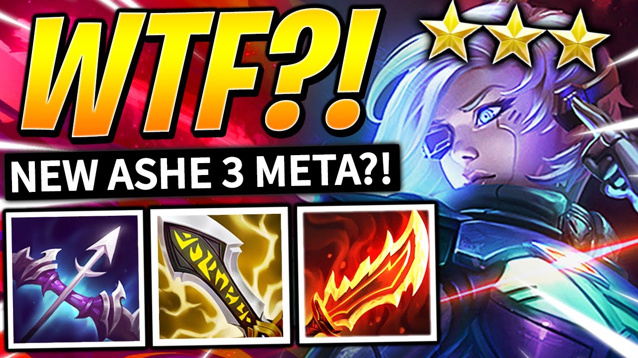 I CREATE A NEW 3 STAR ASHE META COMP!! ⭐⭐⭐ l Teamfight Tactics TFT ...