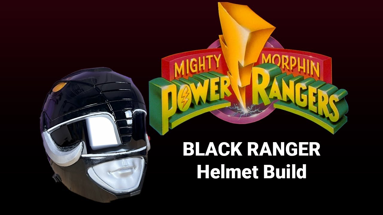 Black Power Ranger Helmet Build! - YouTube
