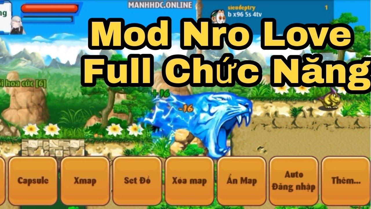 MOD Nro Love Android Full Chức Năng- Mod Ngọc Rồng Online - YouTube