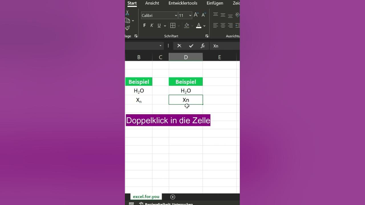 🔥text Tiefstellen Exceltips Excel Exceltricks Youtube